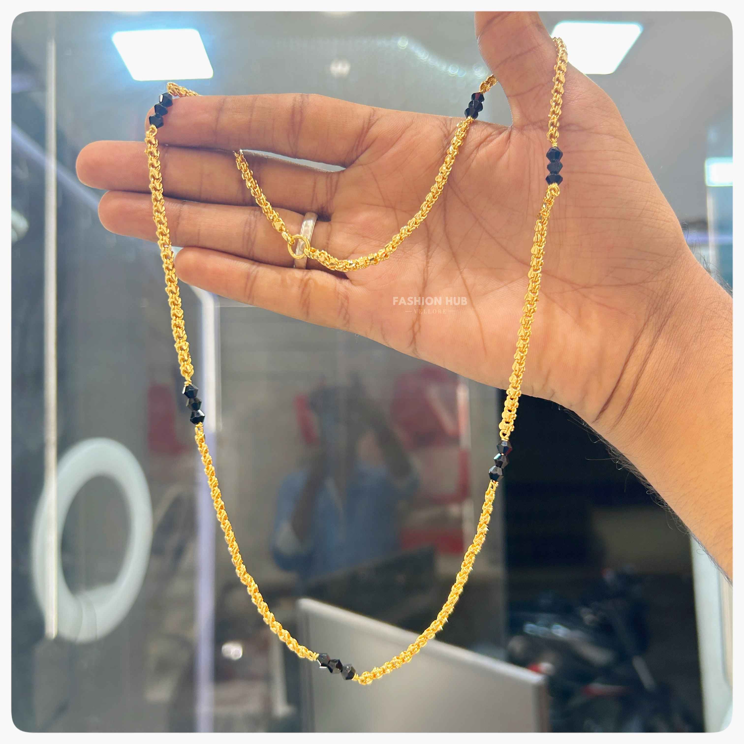 Black Beads Chain (Kalipoth)